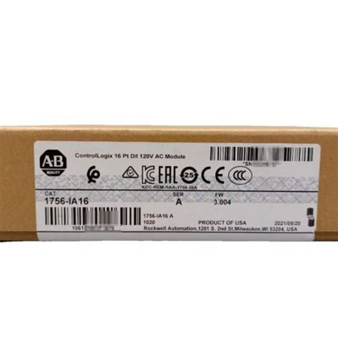 Allen Bradley 1756 Ia16 Controllogix Input Module Industrial Lynx