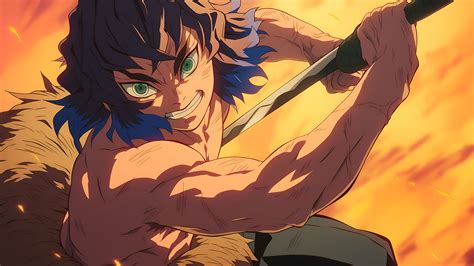 Demon Slayer Inosuke Cool Anime Desktop Wallpaper Anime 4k