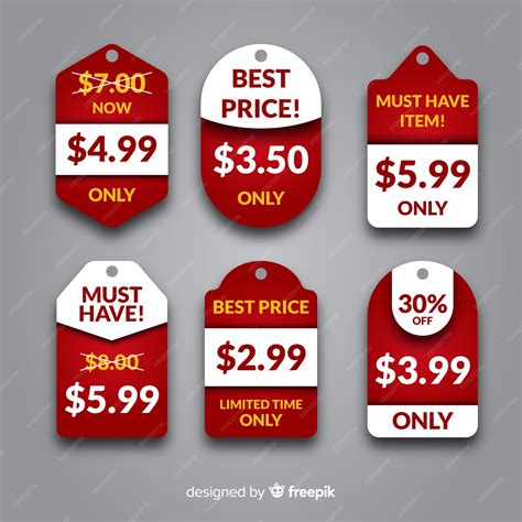 Real Price Tag Sticker