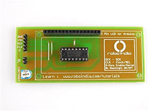 3 Pin Lcd Board For 16×2 For Arduino With Tutorials And Libraries