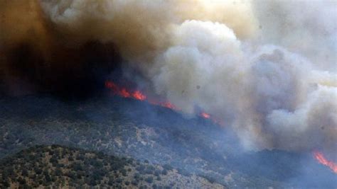 Aspen Fire Burns Near Summerhaven Community On Mount