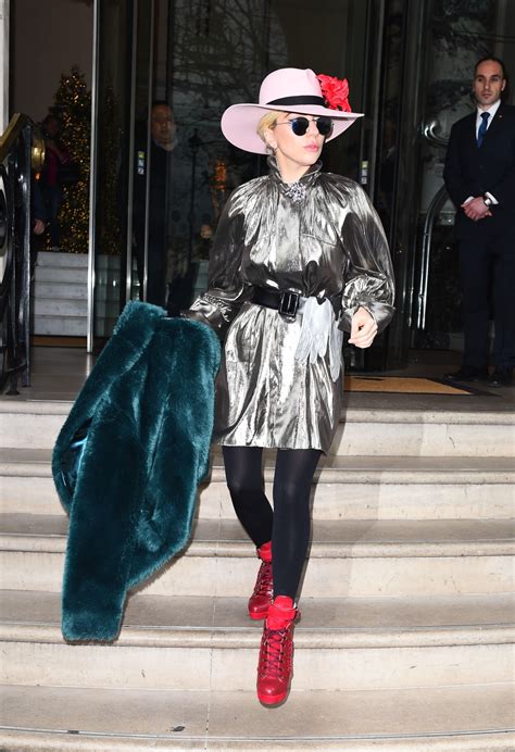 Lady Gaga Leaving Her Hotel In London Uk 127 2016 • Celebmafia