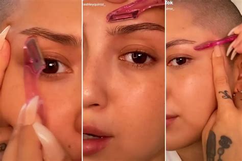 Why Are People Shaving Their Eyebrows On Tiktok
