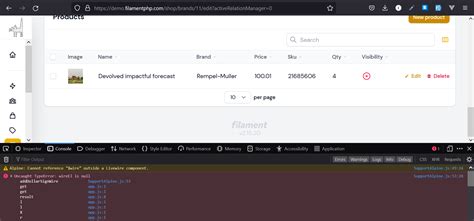 Javascript Error Occurs After An Action That Displays A Modal Is Run