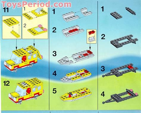 Lego 6552 Rocky River Retreat Instructions And Parts List