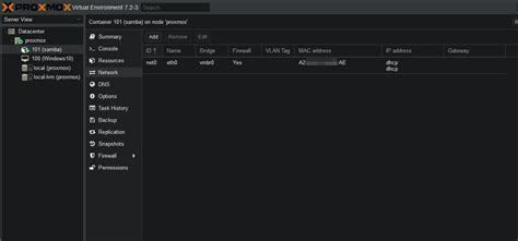 How Can See The Dhcp Leased Ip Of A Container From The Proxmox Webui Many A Proxmox Mod Could