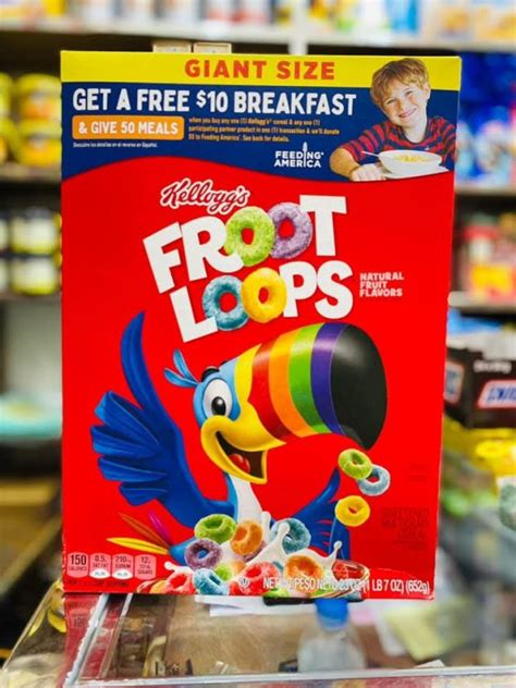 Kelloggs Froot Loops Cereal Fruity Breakfast Crunch Buy Now