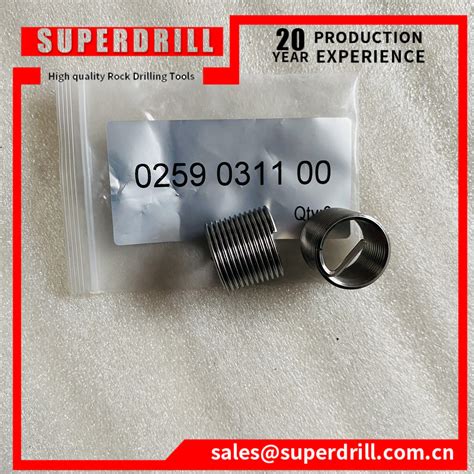 0259031100threaded Insertdrilling Rig Partsboomer 282 On Hbsuperdrill
