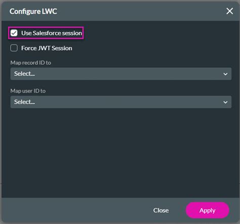 Configure Salesforce Lwc Titan Web