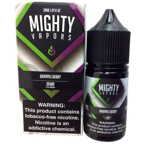 Grapple Berry Nicotine Salt By Mighty Vapors Syn