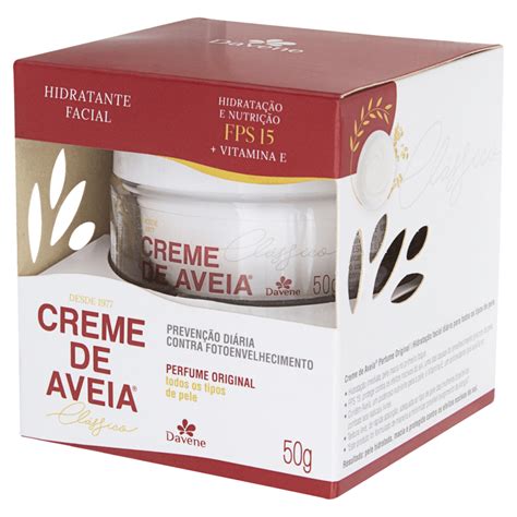 Hidratante Original Facial Fps 15 Davene Creme De Aveia Clássico Caixa 50g