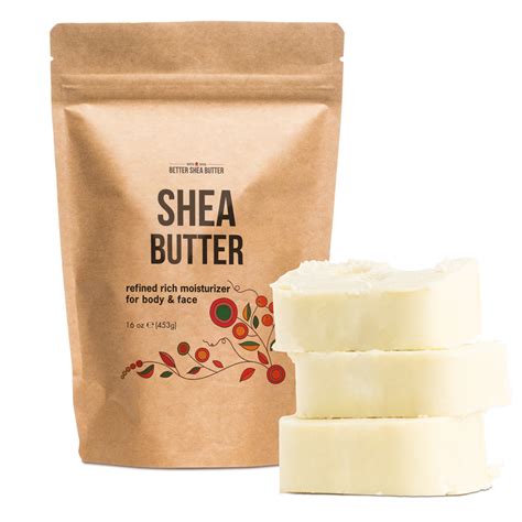 Refined Shea Butter Unscented Moisture Better Shea Butter