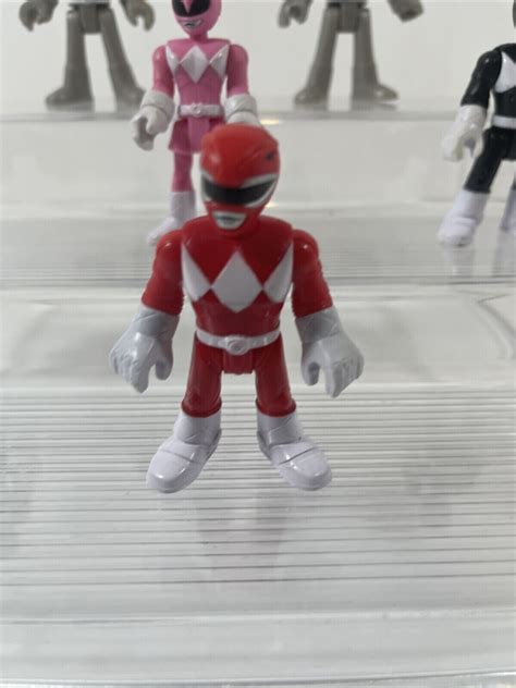 Imaginext Power Rangers Putty Patrol And Green Black Red And Pink Action