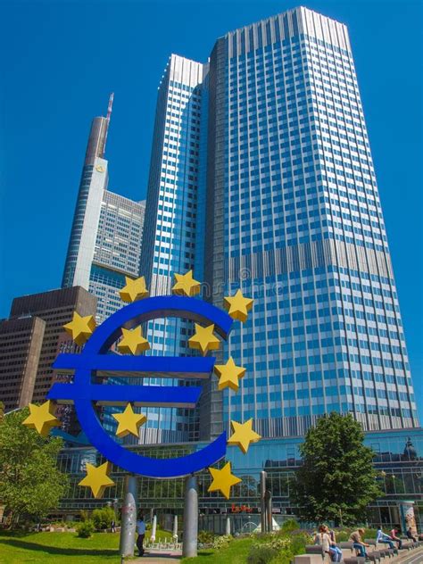 European Central Bank In Frankfurt Editorial Photo Image Of Finance