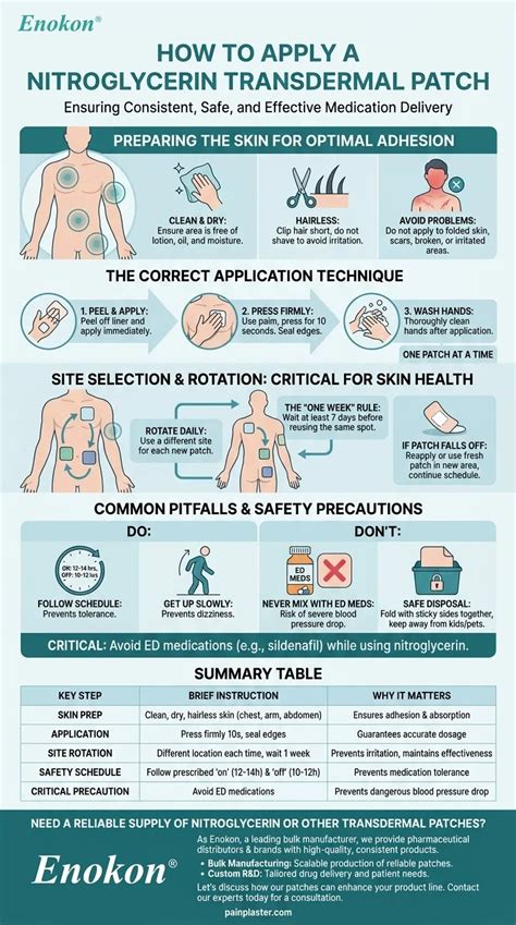 How Should Nitroglycerin Transdermal Be Applied A Step By Step Guide