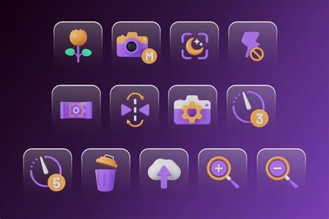 Camera Interface 3d Icons Objects Ft Interface And Media Envato