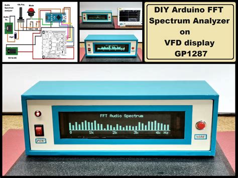Arduino FFT Spectrum Analyzer On VFD Display GP Arduino Maker Pro