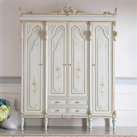 House Of Hampton® French Retro Light Luxury Wardrobe Wayfair