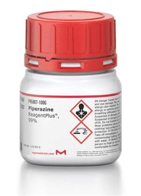 Piperazine 1 X 100 G P45907 100g Milliporesigma® Sigma Aldrich