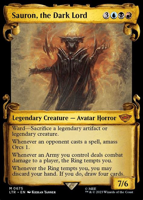 Sauron Necromancer Card