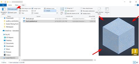 How To Check Whether Inventor Part Has Nastran Mesh Within It