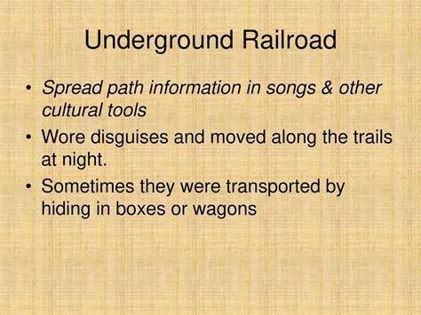 FOA 2/18/16 What was the Underground Railroad? How did it work? - ppt download