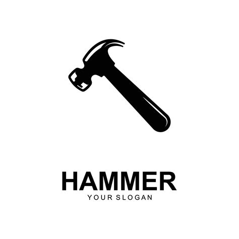 Hammer Logo Vector Illustration Design 27131595 Vector Art At Vecteezy