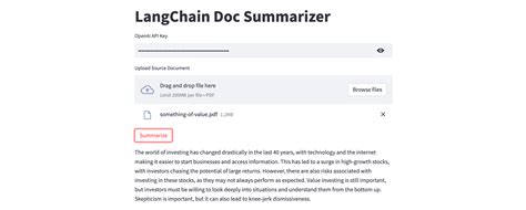 summarize documents with langchain and chroma