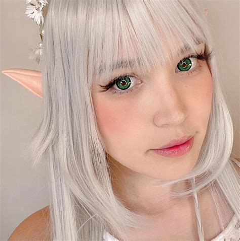 Dollyeye Green Cosplay Contact Lenses Bright Green 142mm Full Coverage