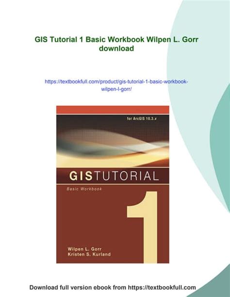 Gis Tutorial 1 Basic Workbook Wilpen L Gorr Pdf