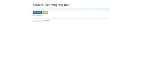 Rich Progress Bar Free Html Bootstrap Component