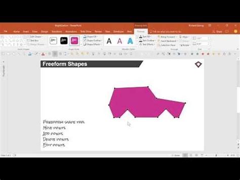How To Draw A Freeform Shape Powerpoint