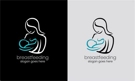 Premium Vector Breastfeeding Logo
