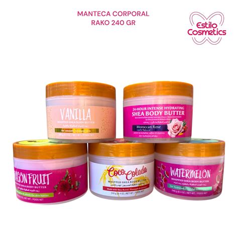 Manteca Corporal 240gr Rako Estilo Cosmetics
