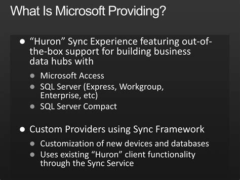 Ppt Sync Framework Enterprise Data In The Cloud And On Devices
