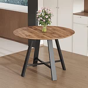 Rdueei 42 Inch Round Tablesmodern Round Dining Tables
