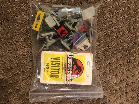 Vintage Jurassic Park Board Game 1992 Milton Bradley Original