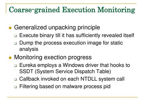 ppt eureka a framework for enabling static analysis on malware powerpoint presentation id