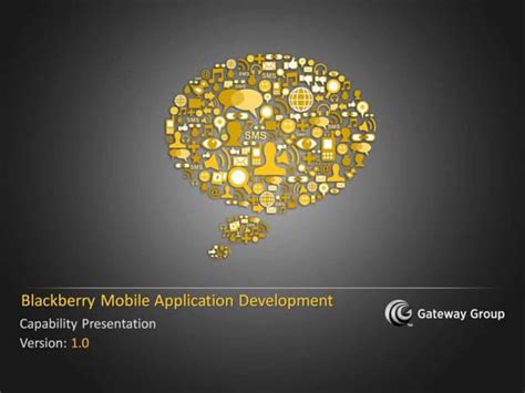 Blackberry Mobile Application Development Pptx Computer Software