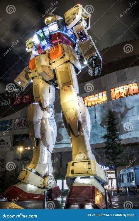 Giant Statue Replica Of Rx 78 2 Gundam A Character In Japanese Anime