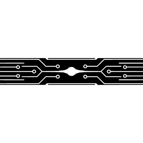 Abstract Circuit Board With Central Glow Minimalist Tech Background 66684966 Vector Art At Vecteezy