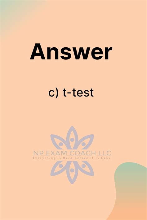 Learn About T Tests A Statistical Tool For Research Best Pmhnp Review Course Np Exam Coach