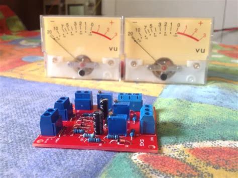 Diy Pcb Only For Analog Vu Meter Stereo Driver £200 Picclick Uk