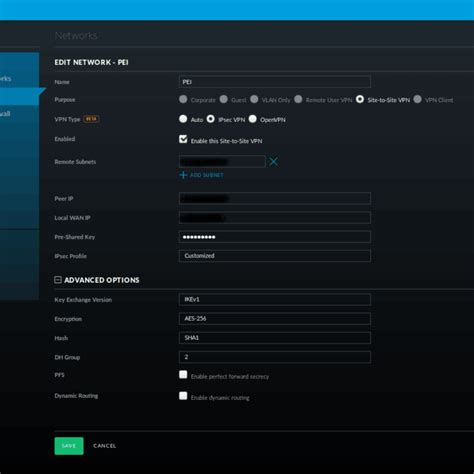 How To Configure Ipsec Tunnels Between Asas And Ubiquity Usgs
