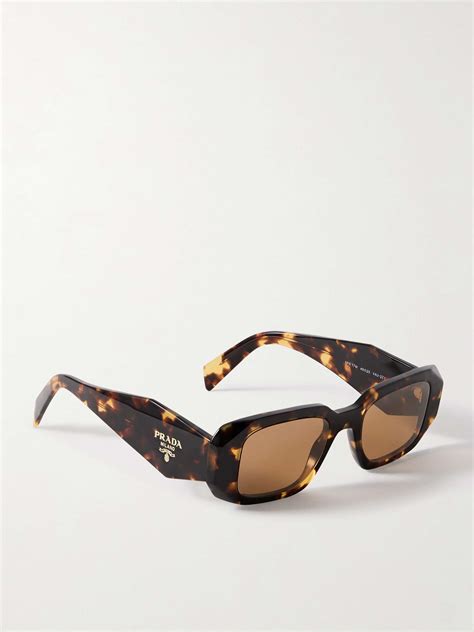 Prada Eyewear Square Frame Tortoiseshell Acetate Sunglasses Net A Porter