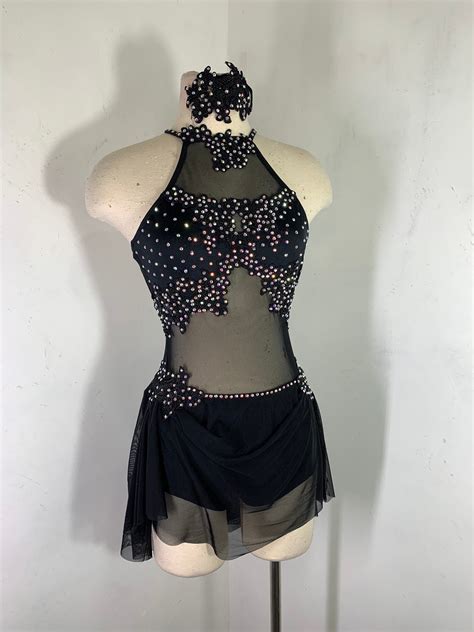 Black Lyrical Dance Costumes