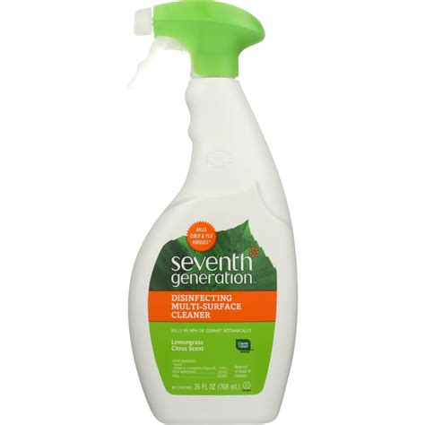 Seventh Generation Cleaner Multi Surface Disinfectant Lemongrass 26