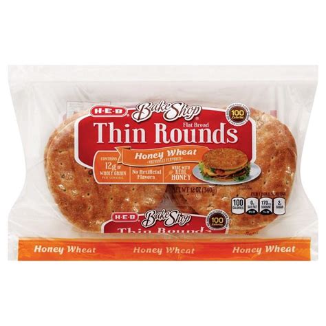 Heb Thin Rounds Honey Wheat 340 G H E B México
