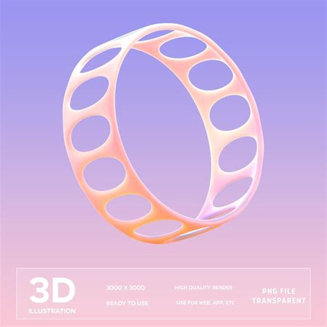 Premium Psd Psd Pattern Cylinder 3d Illustration
