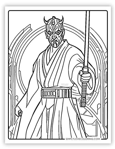 Free Coloring Pages Star Wars Characters 5716271 Clipart Library